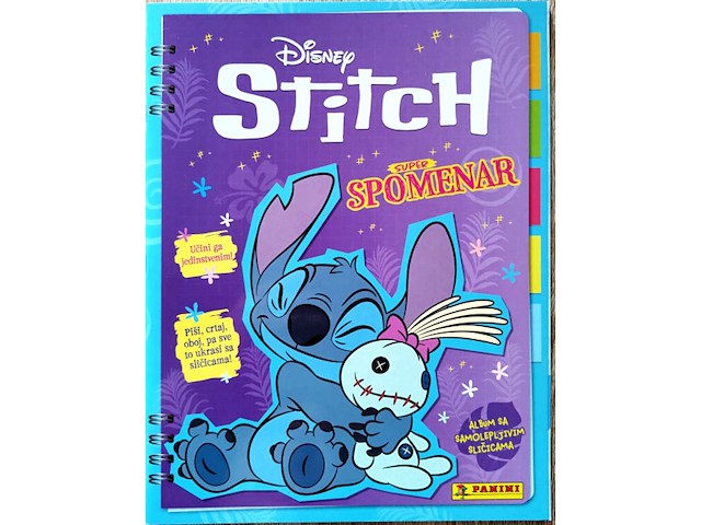 STITCH spomenar prazan