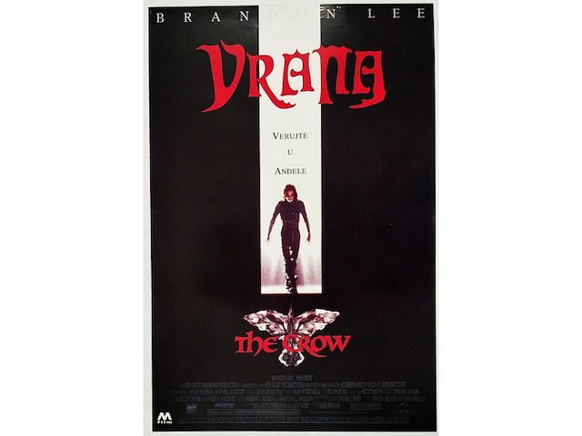 VRANA (1994) originalni plakat (Brandon Lee)