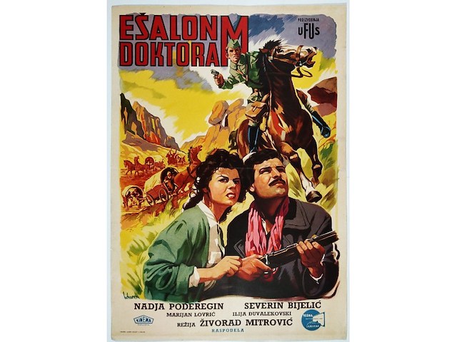 EŠALON DOKTORA M originalni plakat (Dizajn: A.LEHNER)