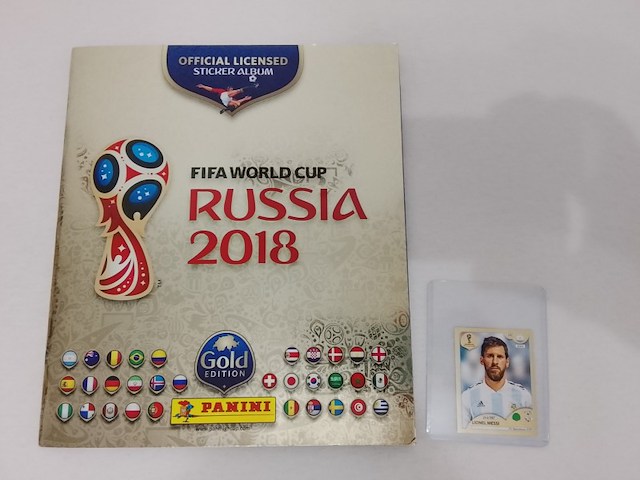 Rusija 2018. Panini Gold edition
