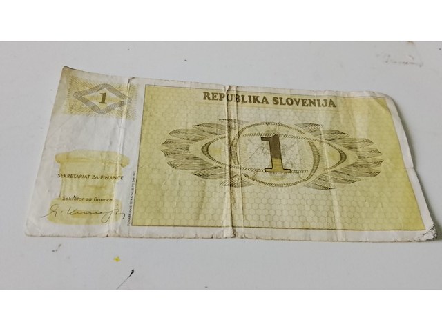 Slovenija 1 tolar, 1990 godina