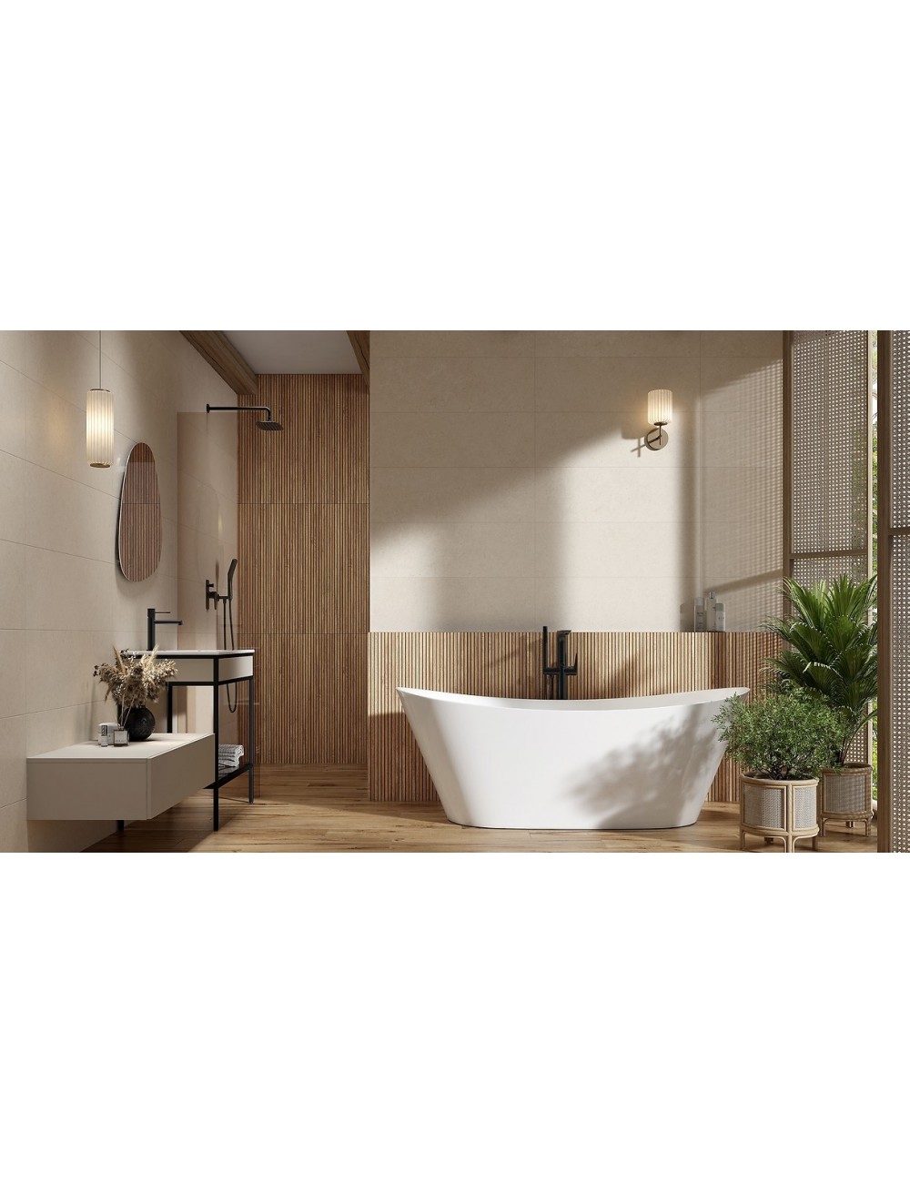 CERSANIT LAMIA WOOD BEIGE STR MATT RETT 29X89