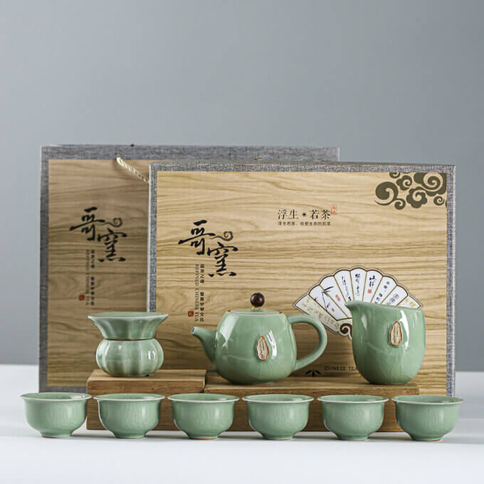 Dezen set za čaj – Gongfu Ge Yao keramika