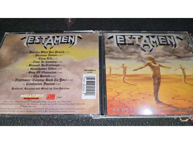 Testament - Practice what you preach , ORIGINAL