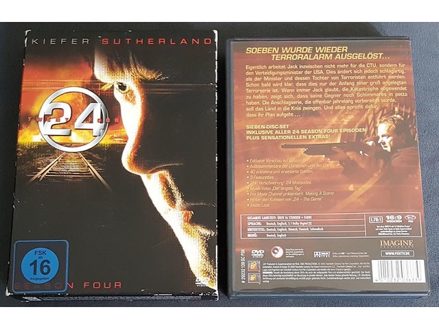 24 / Sezona 4 / 7 DVD box set
