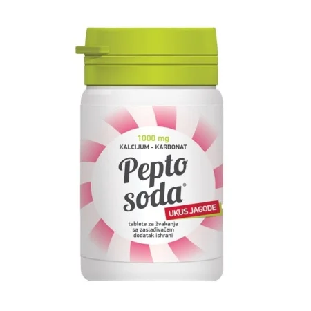PEPTO SODA 1000 MG, TABLETE ZA ŽVAKANJE 14 KOM