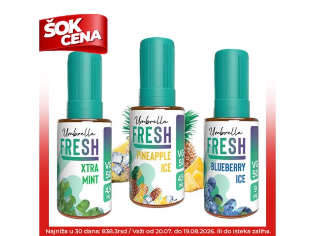UMBRELLA FRESH 50VG 30ML - ŠOK CENA
