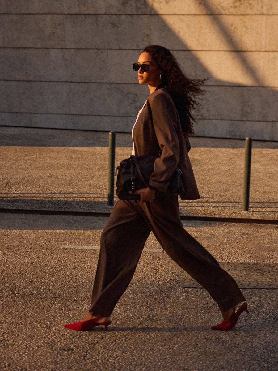 Wide leg pantalone