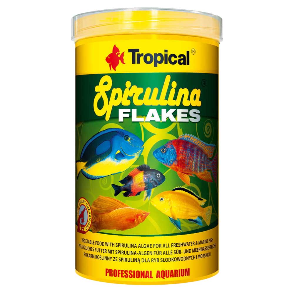 Tropical spirulina flakes