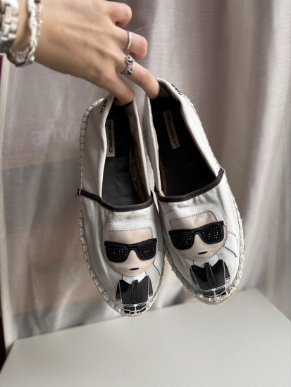 Karl Lagerfeld espadrile