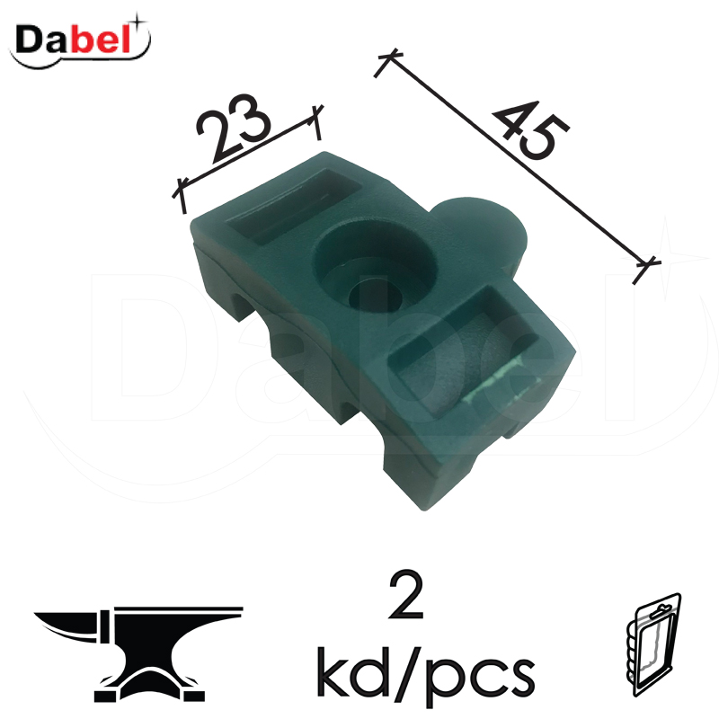 Nosač za panelne ograde NPO1 Zelena 23x45mm (2kom) DBP1