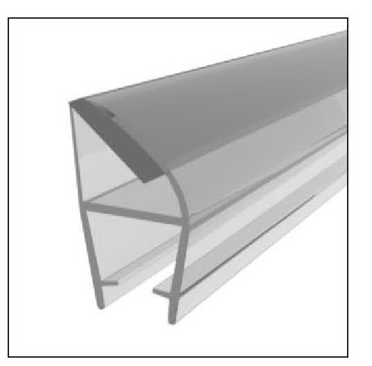 Dihtung stakla za tuš kabinu A magnetni pero13mm
