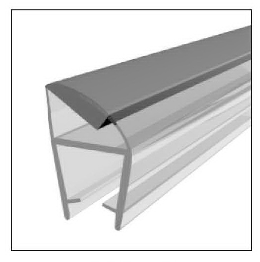 Dihtung stakla za tuš kabinu B magnetni pero15,3