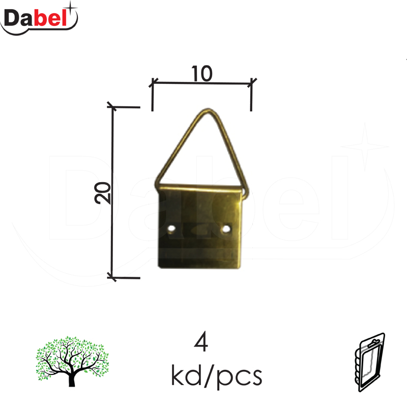Zakačka za slike ZK1 Ms 20x10mm (4kom)
