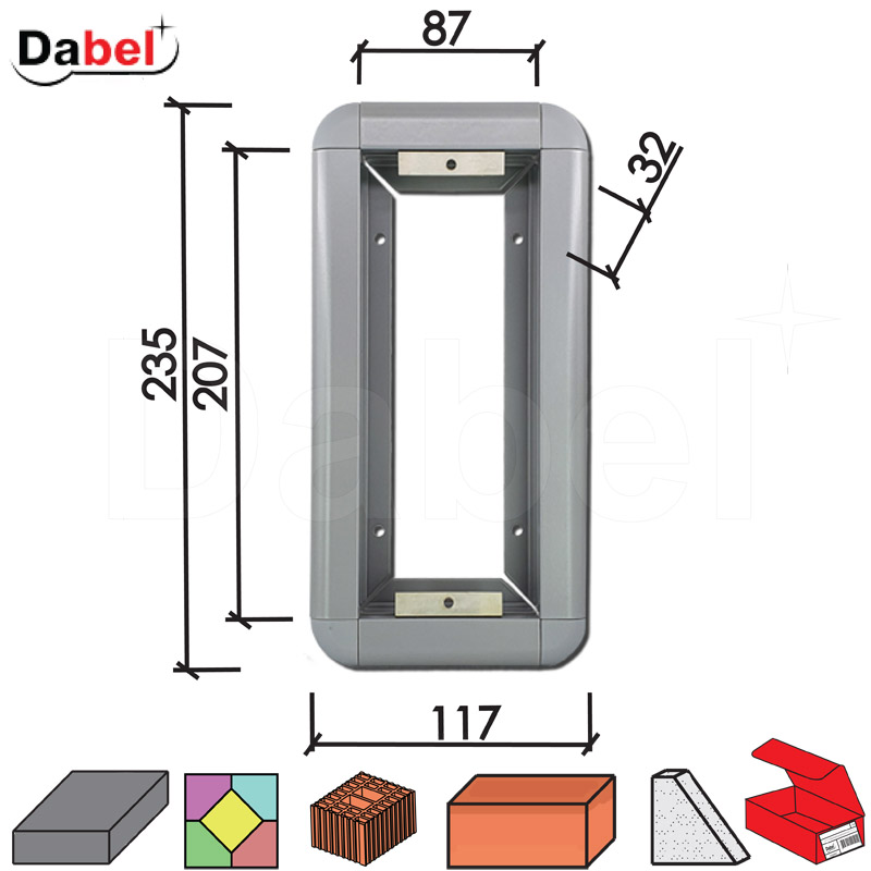 Ram za tastature Silver Al 1 tastatura 0,3×0301