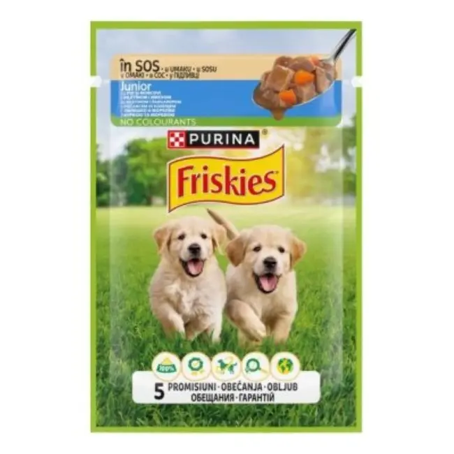 Sos za pse piletina junior 85g friskies