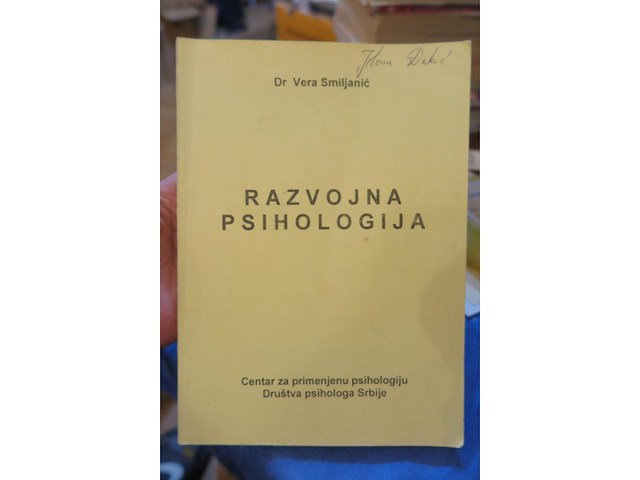 Razvojna psihologija Dr. Vera Smiljanić