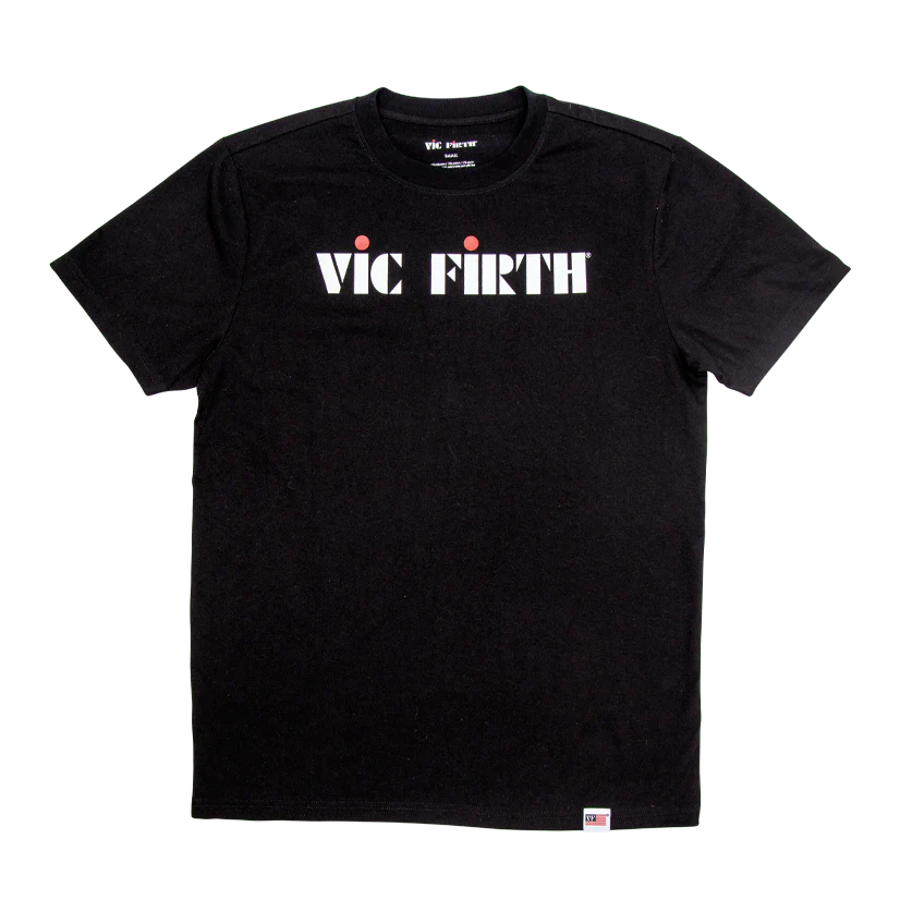 Vic Firth PTS20LOGO L Black Logo majice
