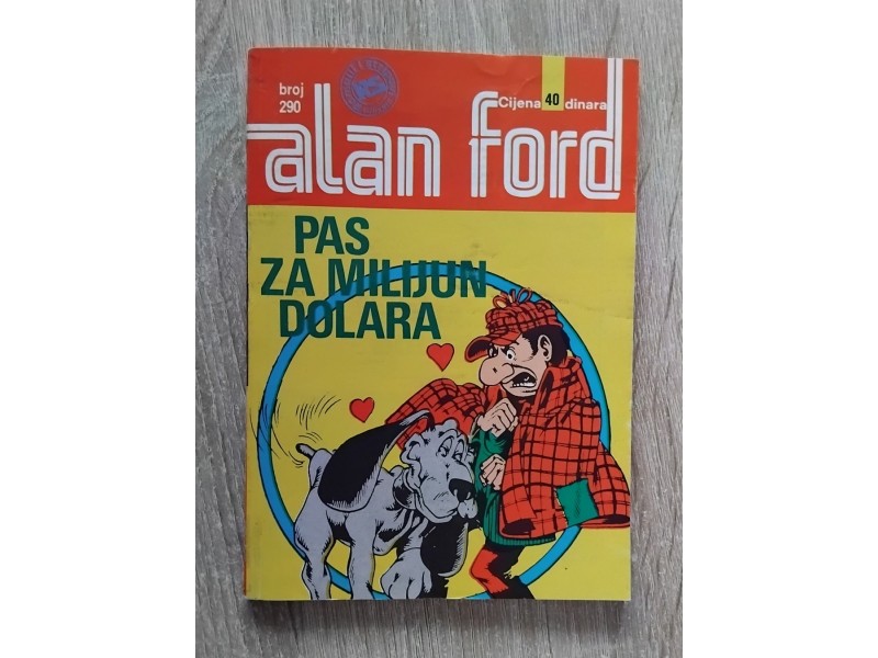 Alan ford Vjesnik 290 Pas od milijun dolara