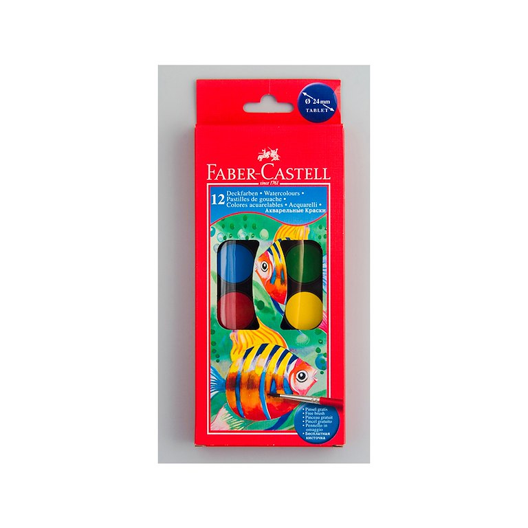 Vodene boje Faber Castell 1/12 125011