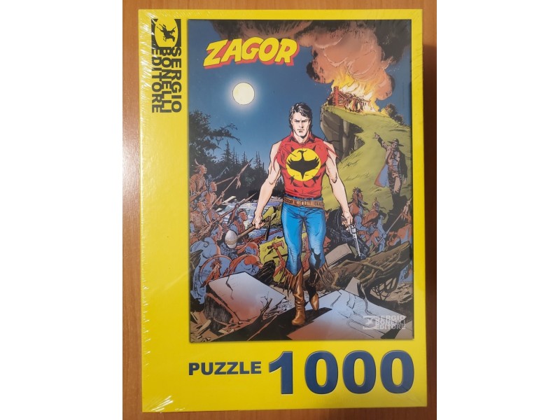 ZAGOR PUZZLE 1000 DELOVA (SERGIO BONELLI) N*O*V*O