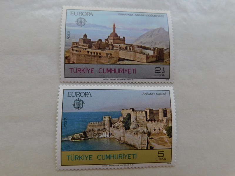 TURSKA EUROPA 1978 KOMPLET ČISTA SERIJA