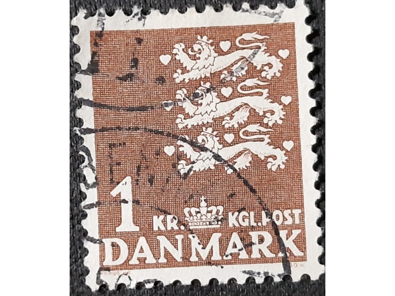 Danska 63 raspar 1946g žig