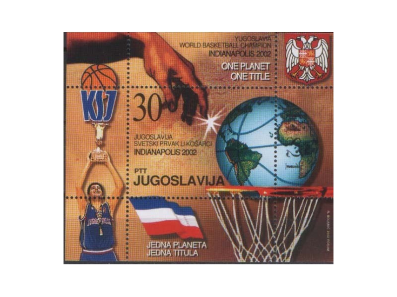 MICHEL 3086 , KOŠARKA 2002