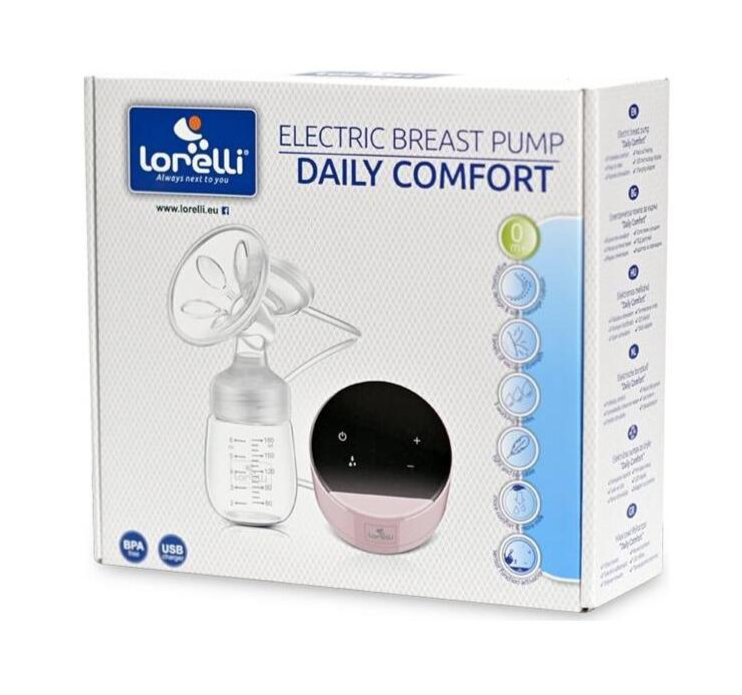 Lorelli Daily Comfort električna pumpica za izmazanje White
Lorelli Daily Comfort električna pumpica za izmazanje White