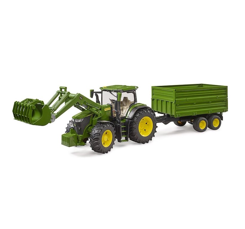 Bruder traktor John Deere 7R 350 sa prednjim utovarivačem i prikolicom 031558
Bruder traktor John Deere 7R 350 sa prednjim utovarivačem i prikolicom 031558
