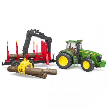 Bruder Traktor John Deere 7R 350 sa prikolicom za drva
Bruder Traktor John Deere 7R 350 sa prikolicom za drva