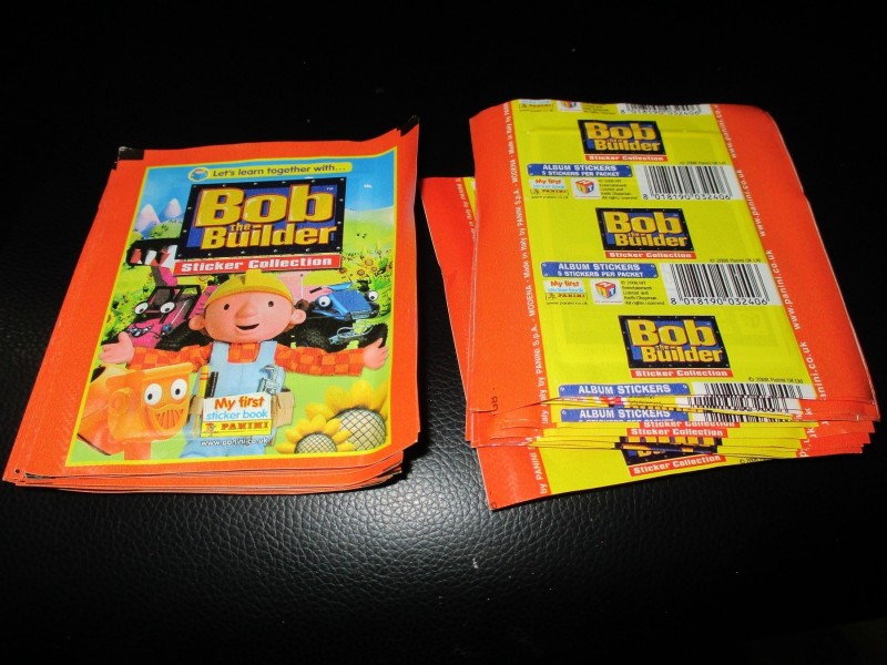50 punih kesica Bob the builder Majstor Bob Panini