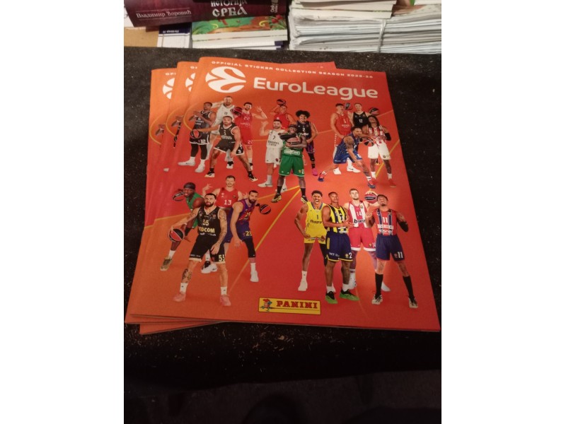 Euro liga 2025 i 26 lot 3 prazna albuma