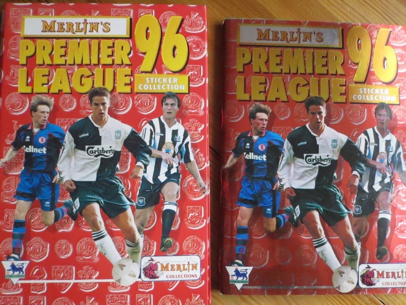 MERLIN'S PREMIER LEAGUE 1996 KOMPLETAN ALBUM + BINDER