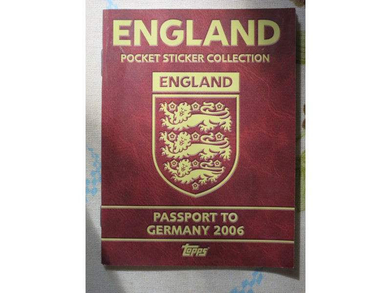 TOPPS ENGLAND GERMANY 2006 POCKET ALBUM