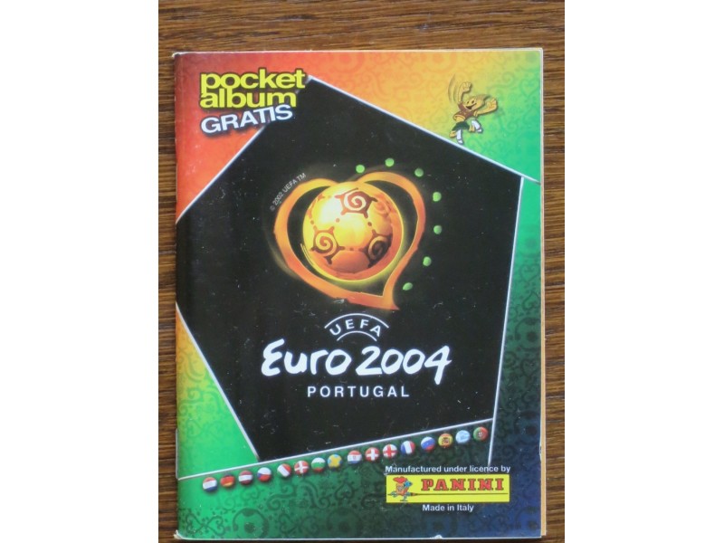MINI PANINI EURO 2004 UEFA POCKET ALBUM