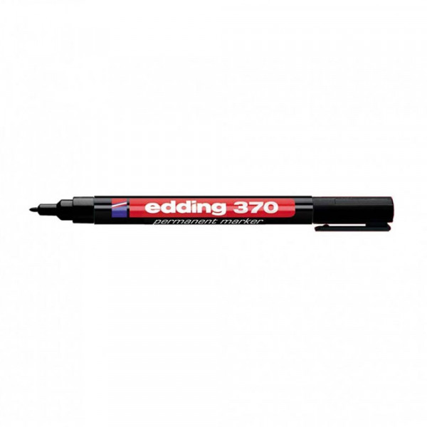 Permanent marker Edding 370 tanji obli vrh plavi