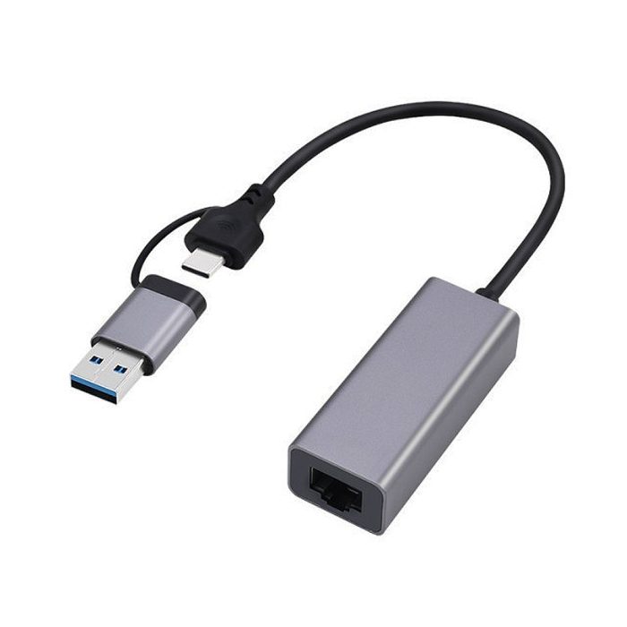Adapter USB + USB tip C – mrežni Gigabit