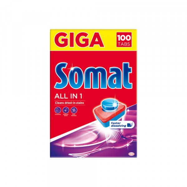 Tablete za sudomašinu Somat All in 1 1/100