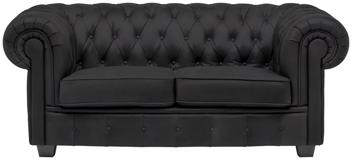 Landscape CHESTERFIELD SOFA crna