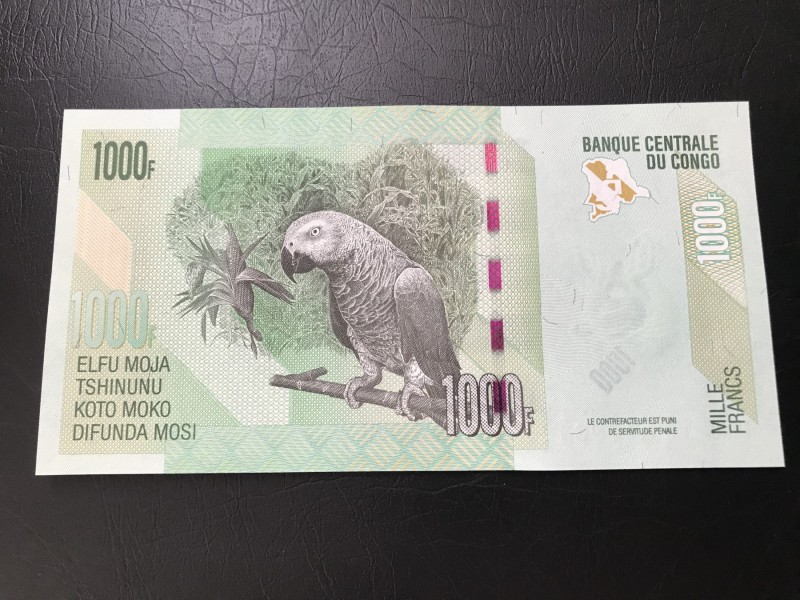 KONGO 1000 FRANAKA. UNC.