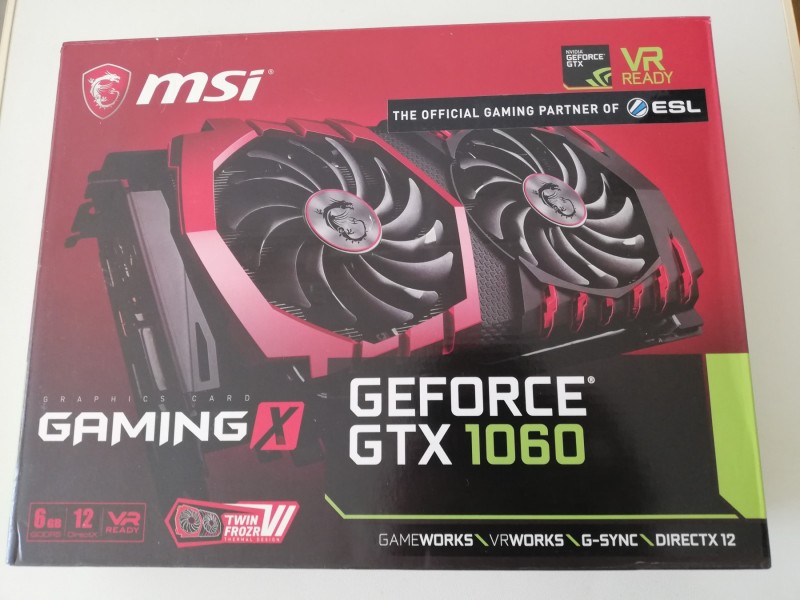 MSI GeForce GTX 1060 GAMING X 6GB
