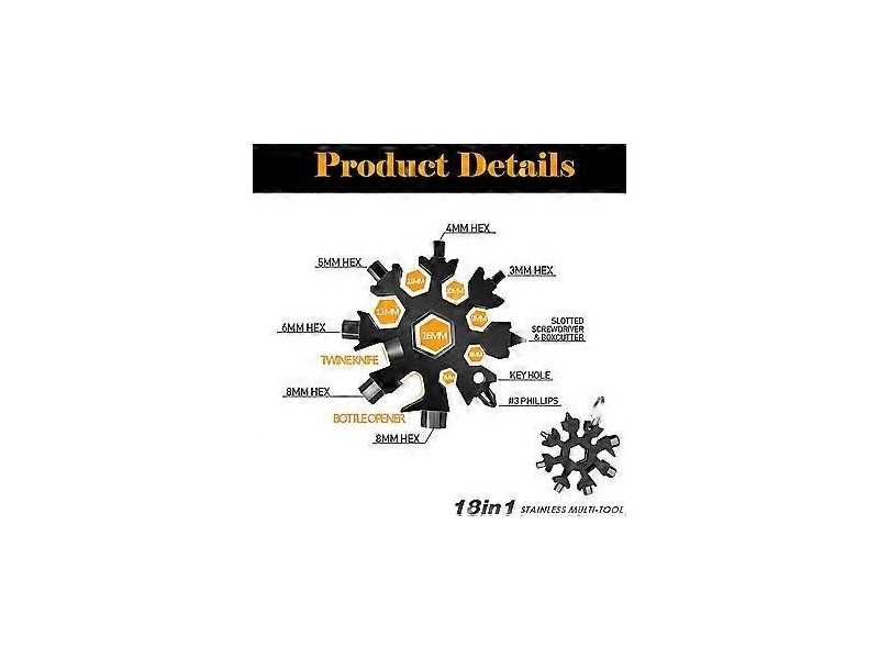 Višenamenski alat GadgetFlake 18u1 x2 komada sa kutijom