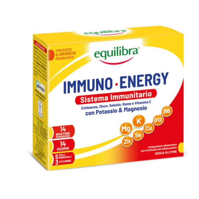 EQUILIBRA IMMUNO ENERGY WITH POTASSIUM & MAGNESIUM 14 KESICA