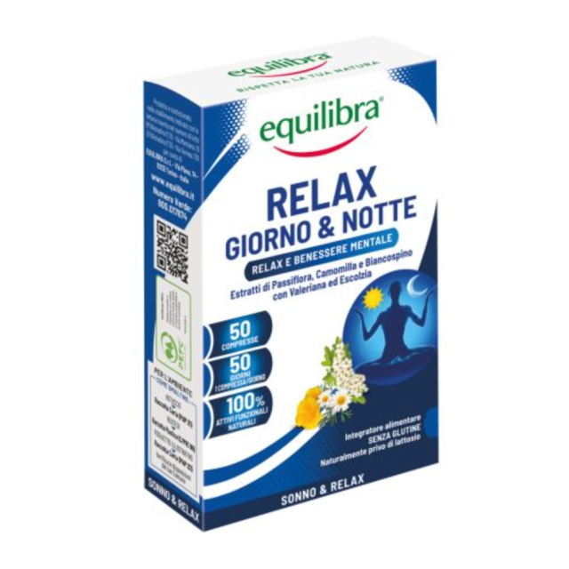 EQUILIBRA RELAX DAY & NIGHT 50 TABLETA