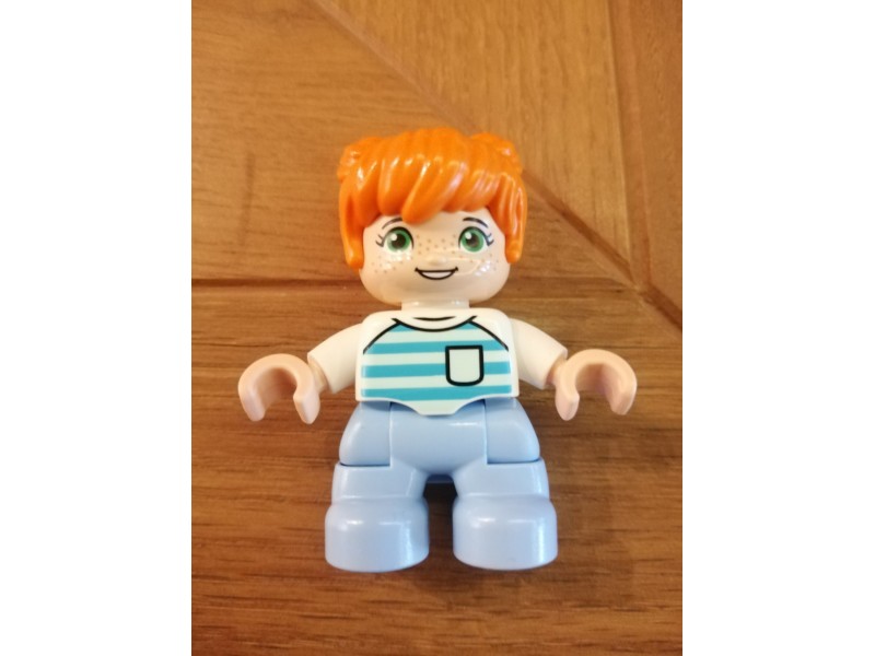 Lego duplo devojčica narandžasta kosa