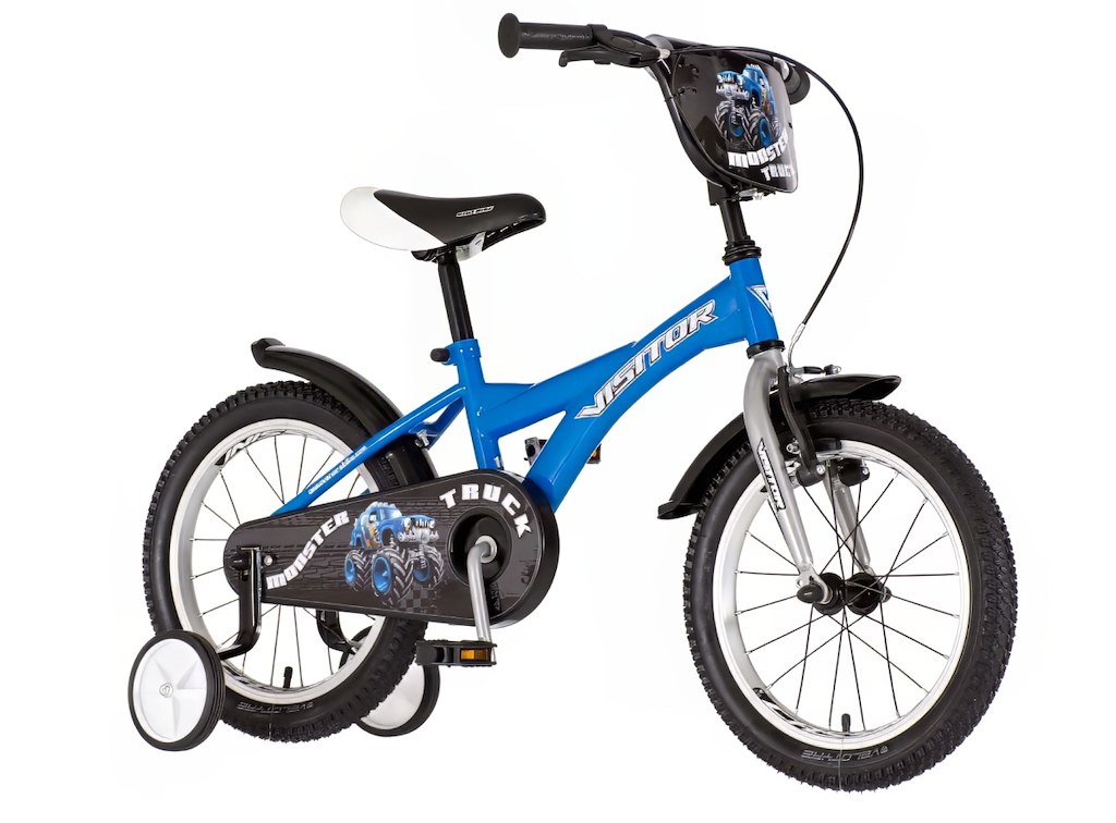 BICIKL KIDS VISITOR TRUCK 16" 9" V-BRAKE KONTRA 105-125CM (16") PLAVI