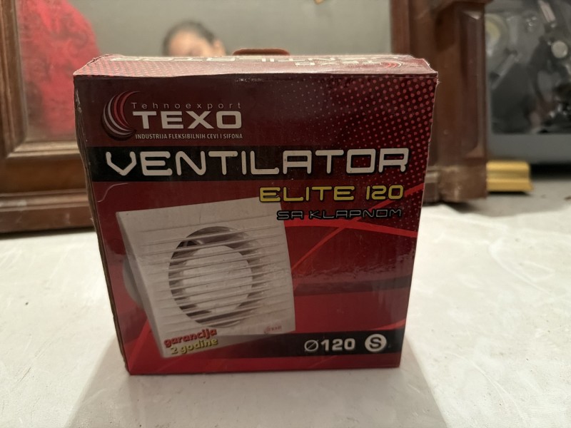 Ventilator nov u kutiji