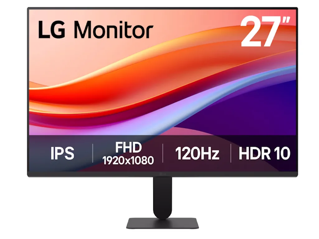 Monitor LG 27U41YA-B 27"/IPS/1920x1080/120Hz/5ms GtG/VGA, HDMI/Adaptive sync/VESA/crna