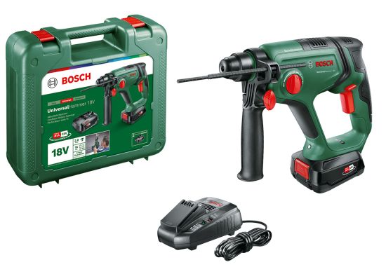 Bosch akumulatorski elektro-pneumatski čekić UniversalHammer 18V; 1x2,5 Ah (06039D6002)